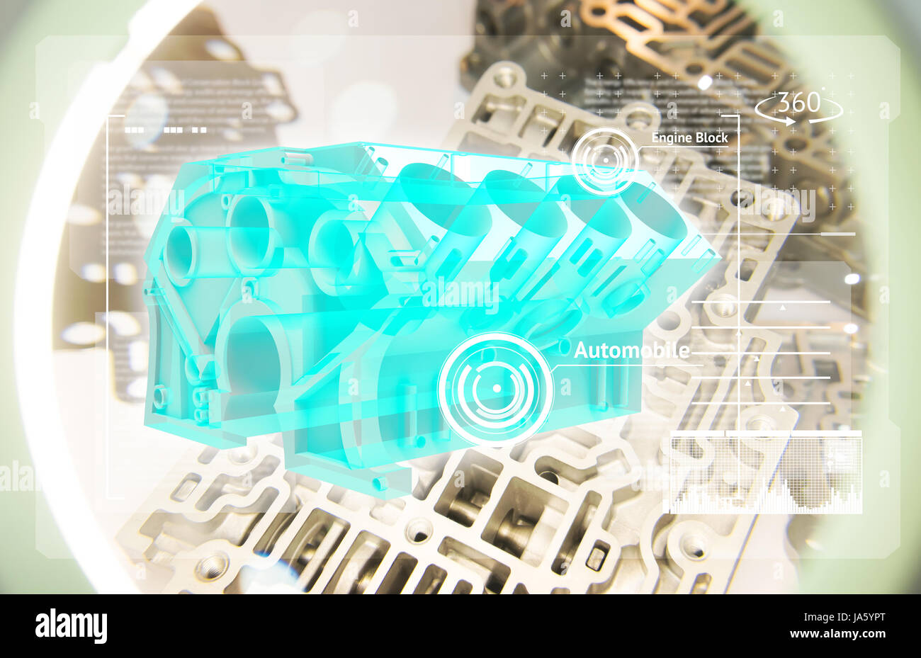 Augmented reality industrial magnifying glass lamp technology and ...