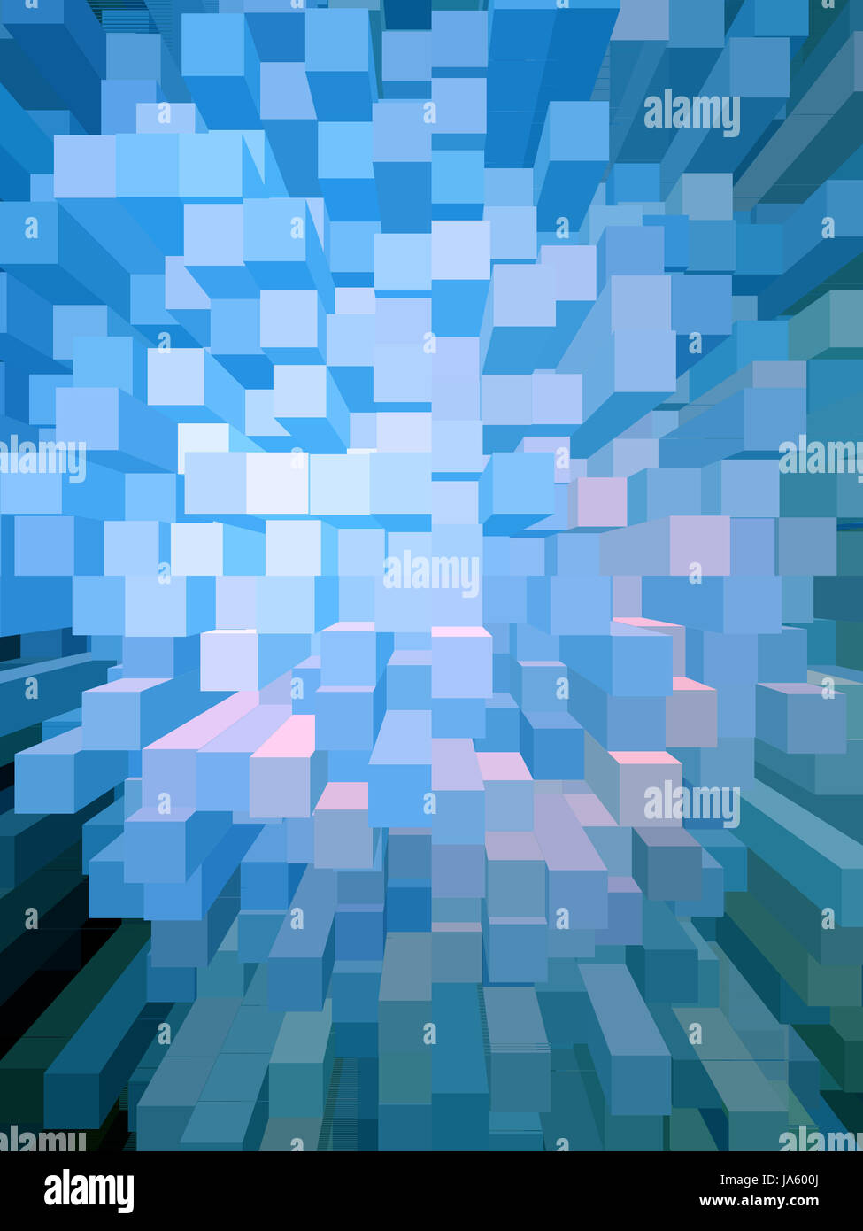 image of blue texture with unusual square shapes Stock Photo - Alamy
