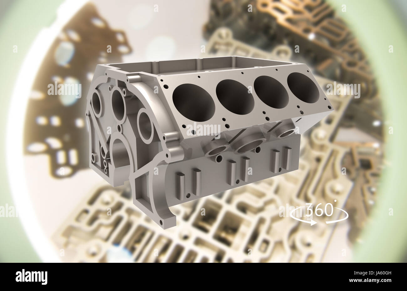 Augmented reality industrial magnifying glass lamp technology and ...