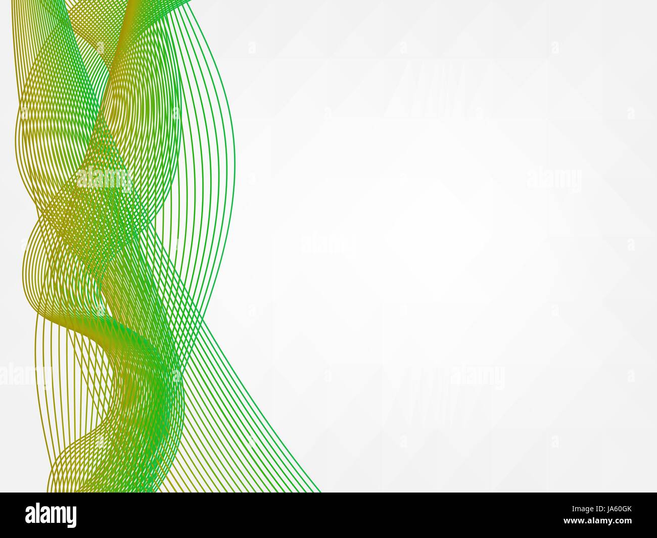 abstract vector waved line background - green and brown Stock Vector ...