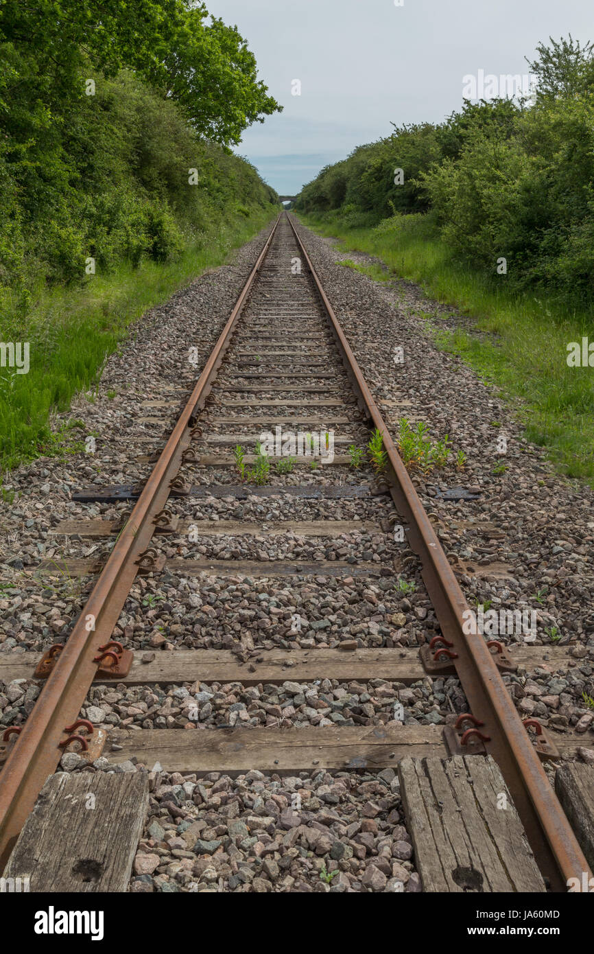 Straight Train Track