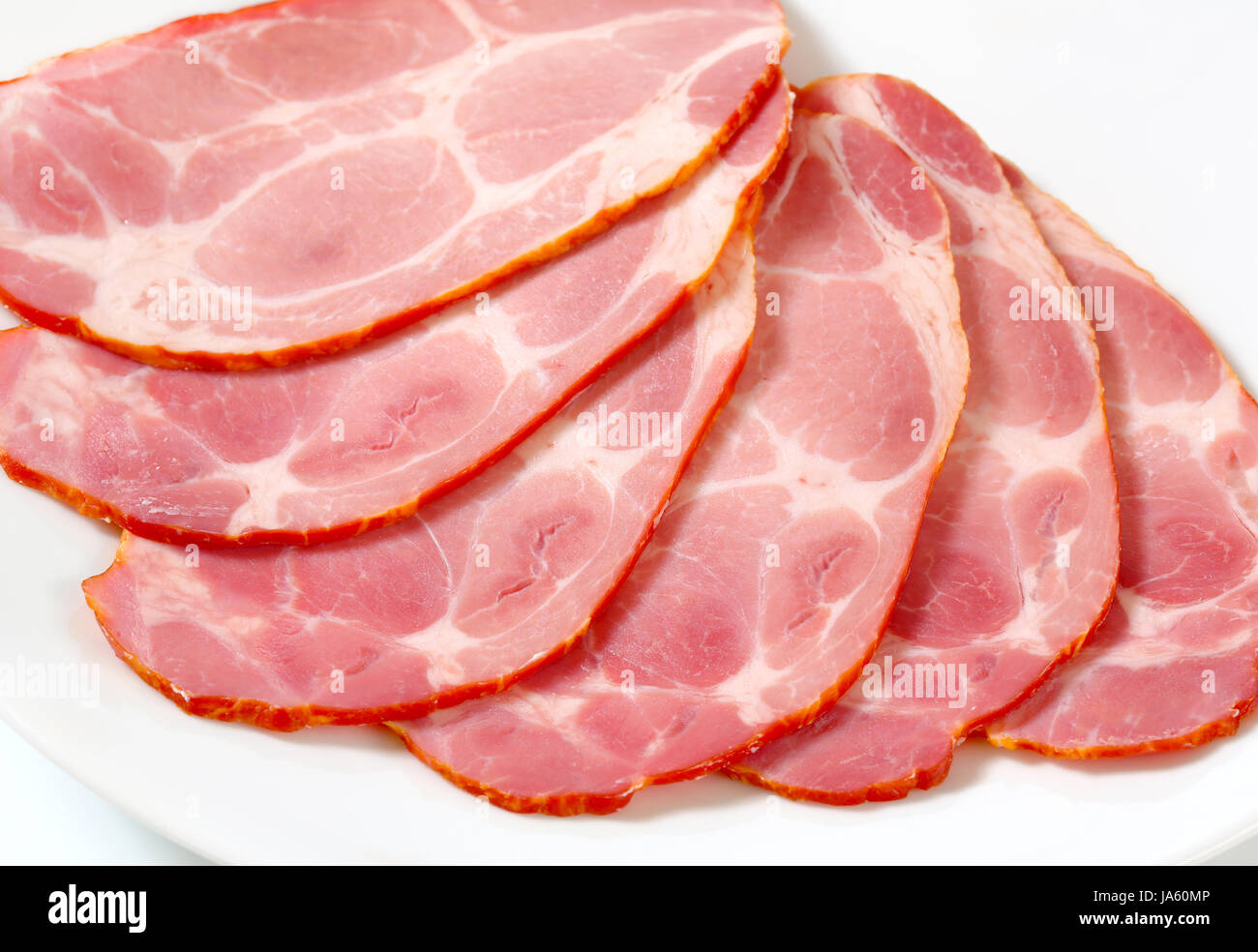 food, aliment, detail, plate, ham, smoked, smoke, appetizer, slices ...