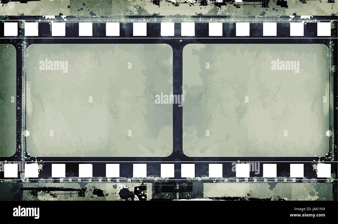 Vintage filmstrip frame distressed Stock Vector Images - Alamy