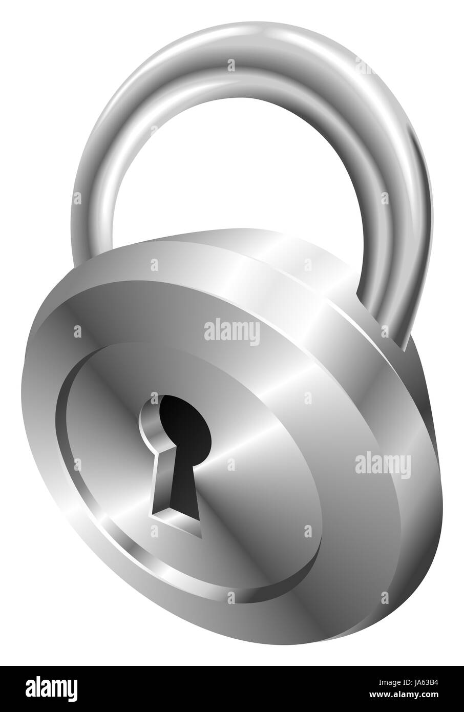 Cartoon lock Black and White Stock Photos & Images - Alamy