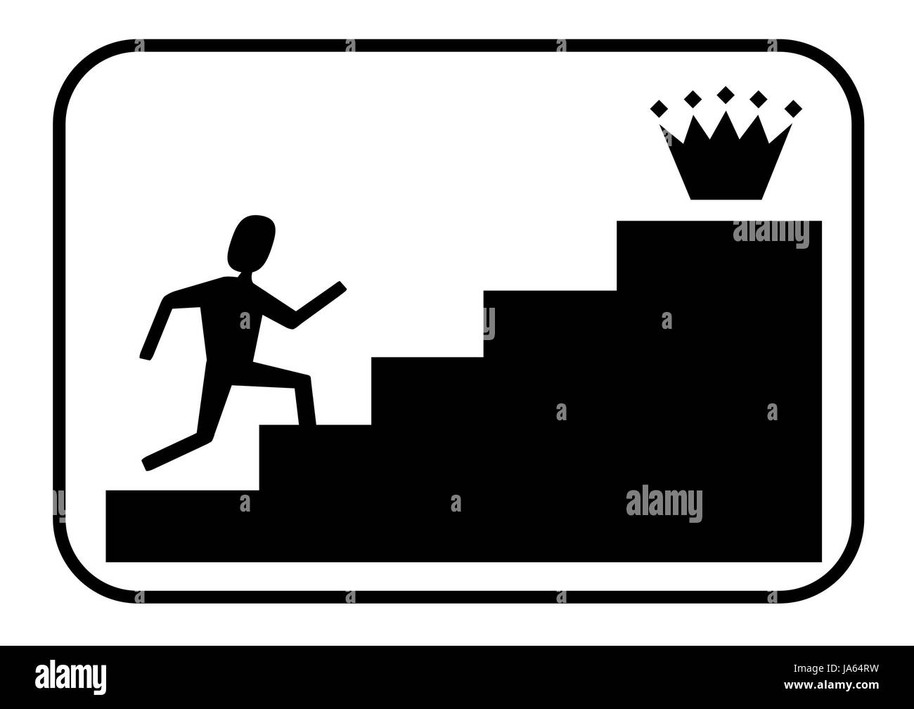 Black man running up stairs Cut Out Stock Images & Pictures - Alamy