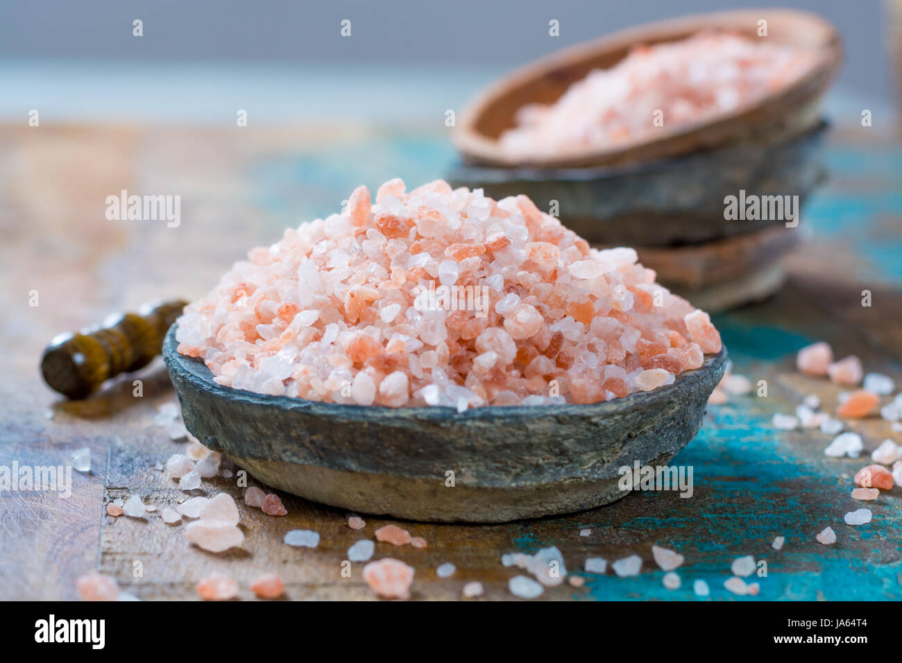 Pink salt from the Himalayas Stock Photo - Alamy