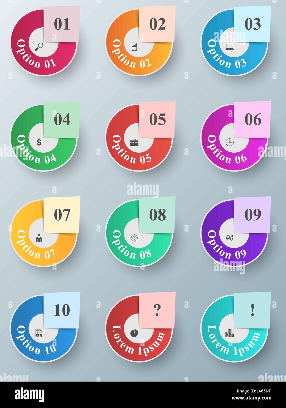 Infographic design. List of 10 items Stock Vector Image & Art - Alamy