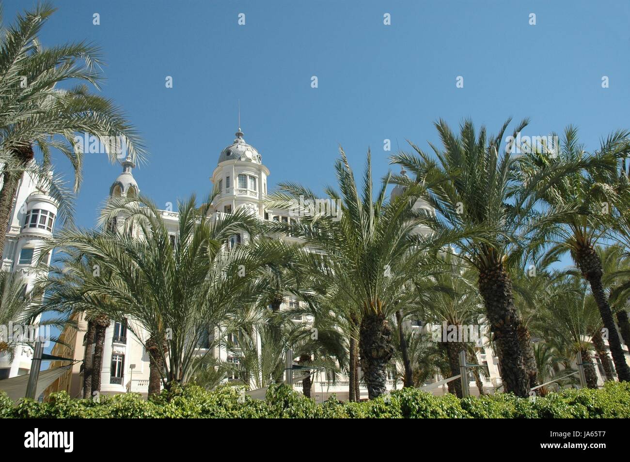 spain, storefronts, firmament, sky, tree, trees, spain, water ...
