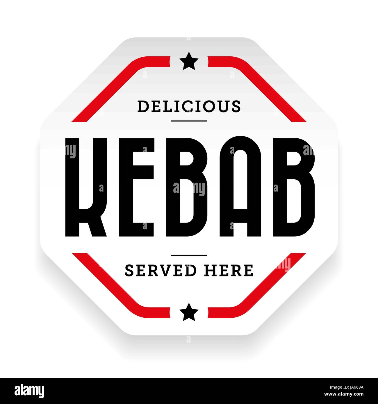 Kebab banner Stock Vector Images - Alamy