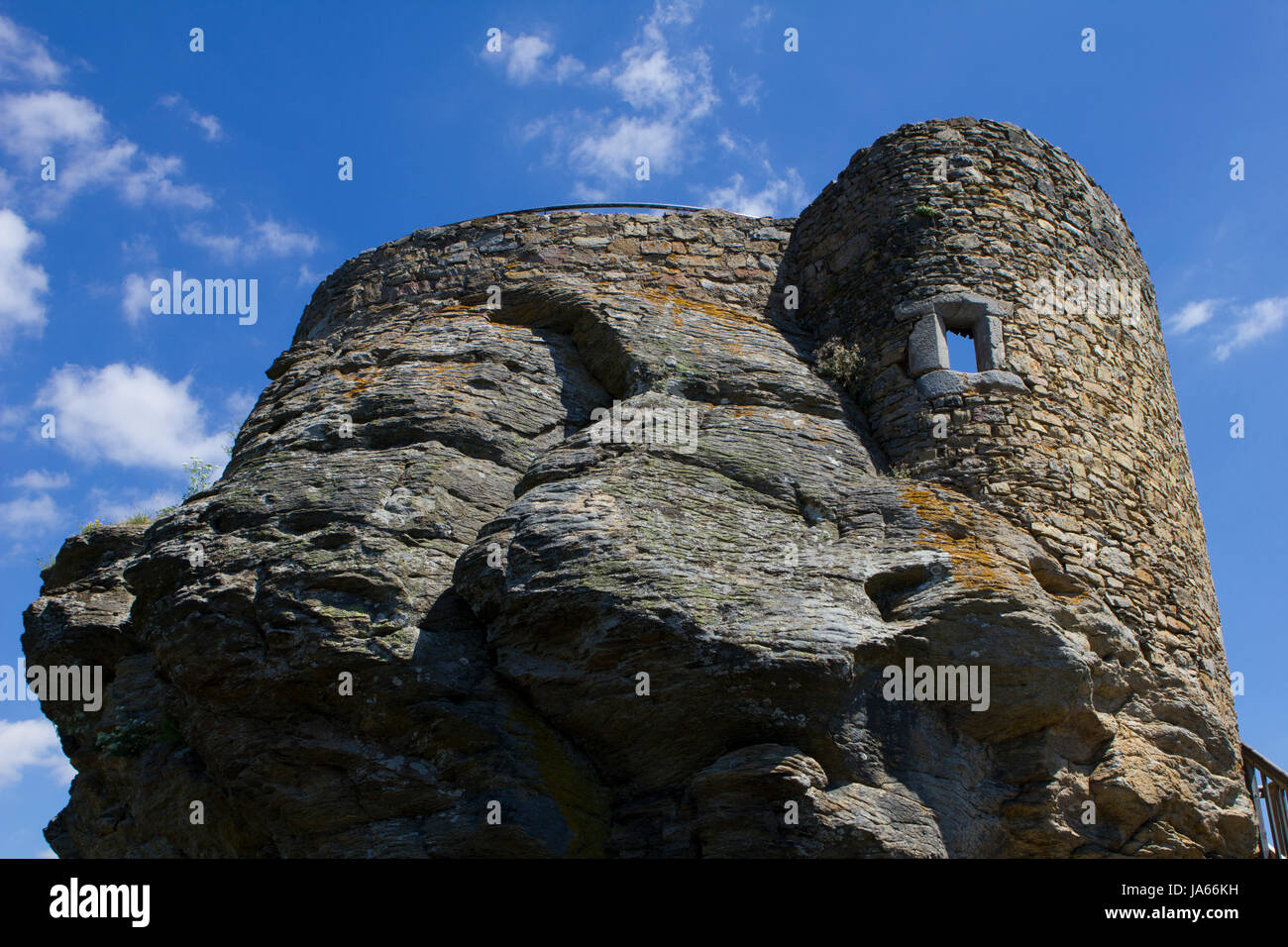 danube, stonewall, stones, chateau, castle, middle ages, stronghold ...