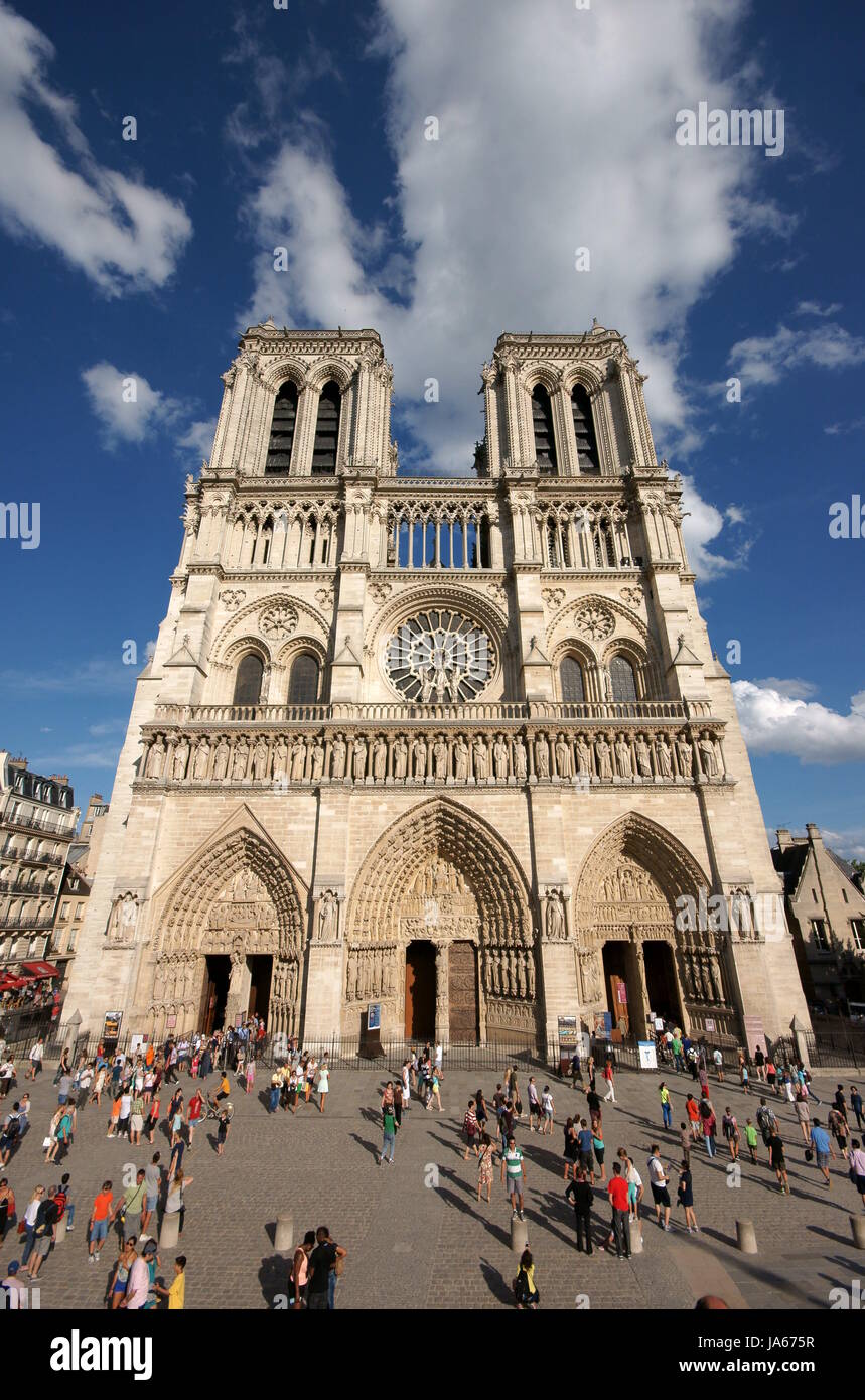 tower, church, metropolis, europe, paris, france, capital, humans ...