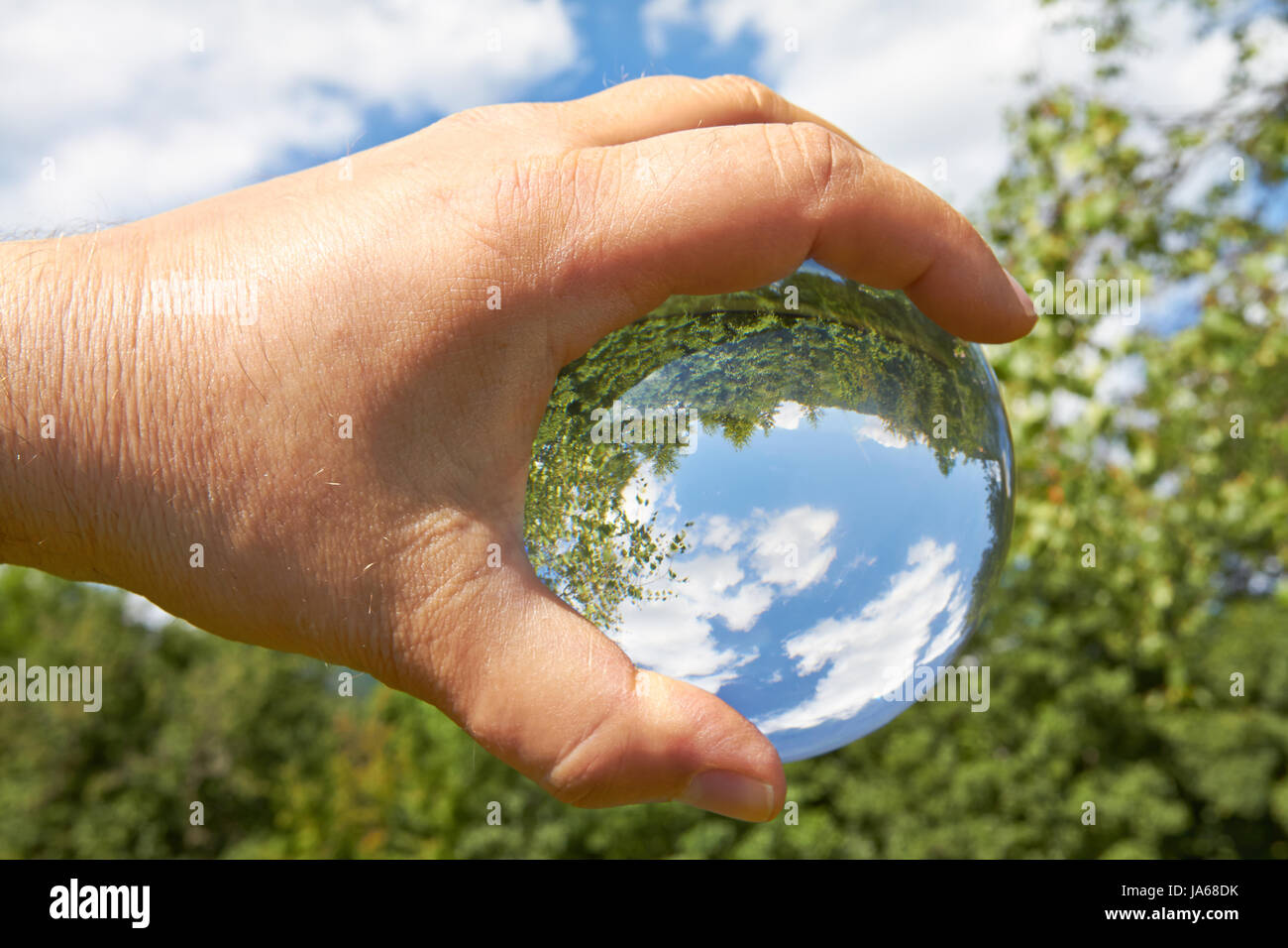 future, magic, glass ball, glassy, scenery, countryside, nature ...