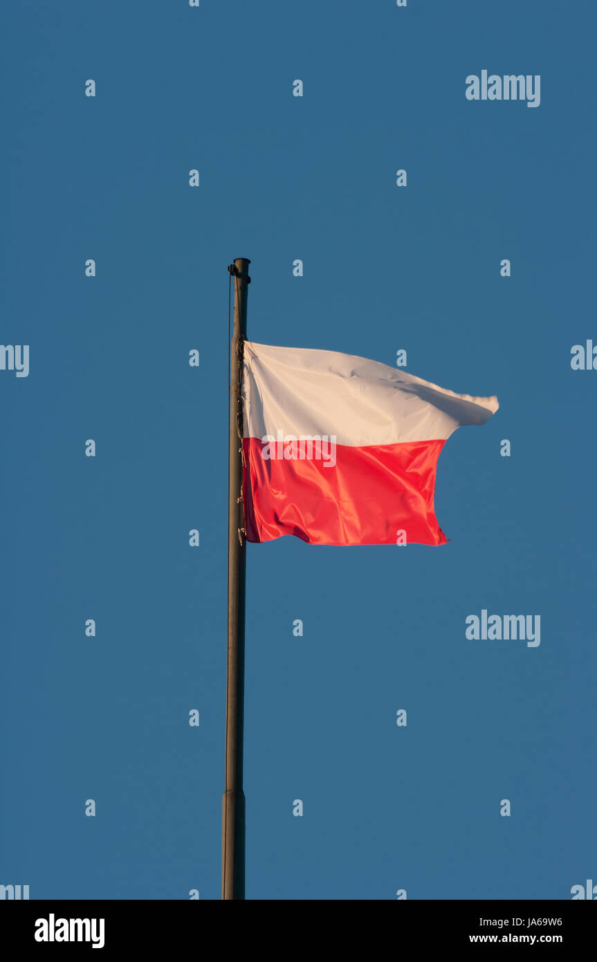 colour, flag, pole, poland, national, windy, bar, materials, country ...