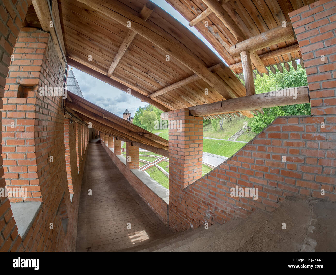 inside kremlin wall Stock Photo - Alamy