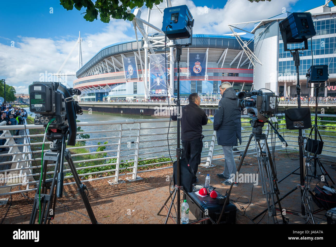 Champions League Final day, Cardiff, June 2017 Stock Photo - Alamy