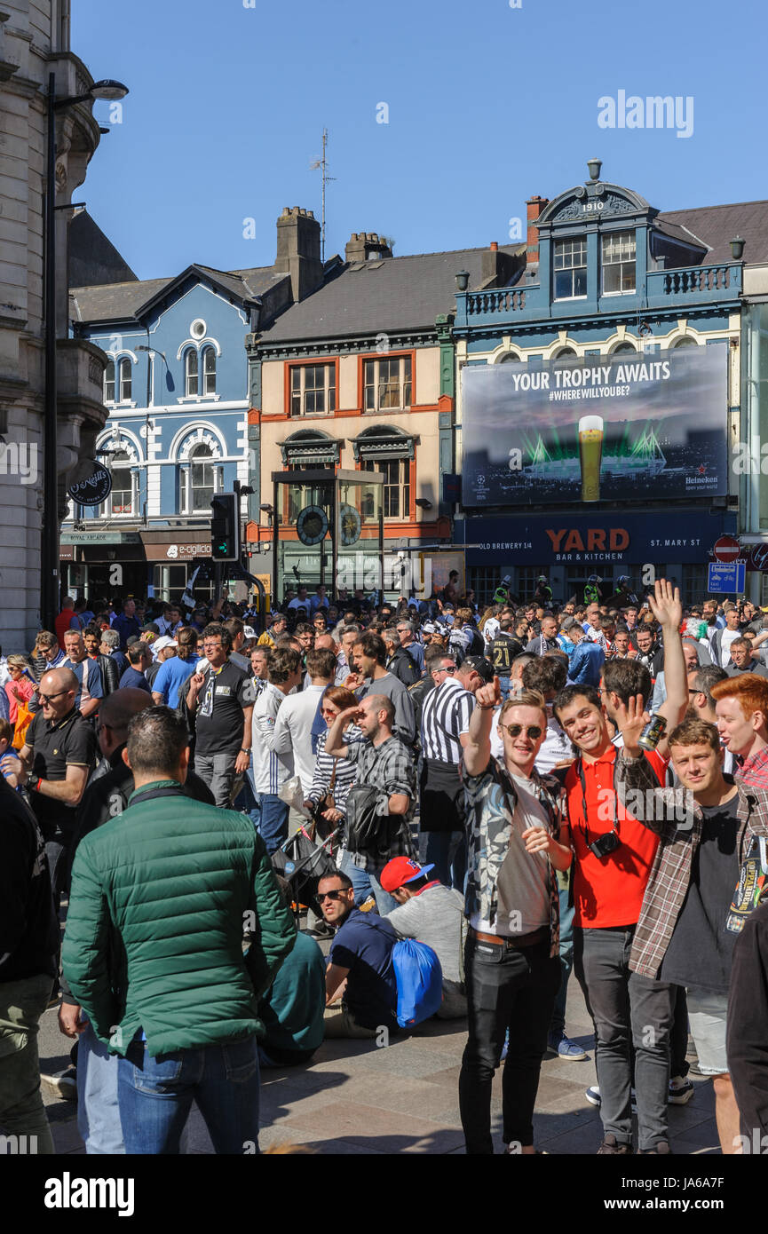 Champions League Final day, Cardiff, June 2017 Stock Photo - Alamy