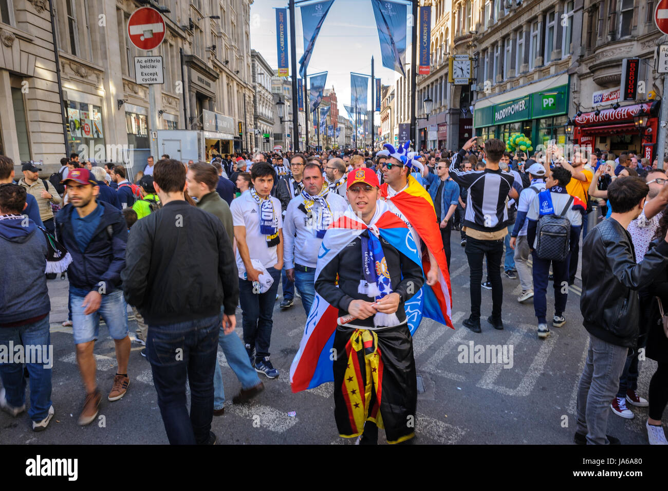 Champions League Final day, Cardiff, June 2017 Stock Photo - Alamy