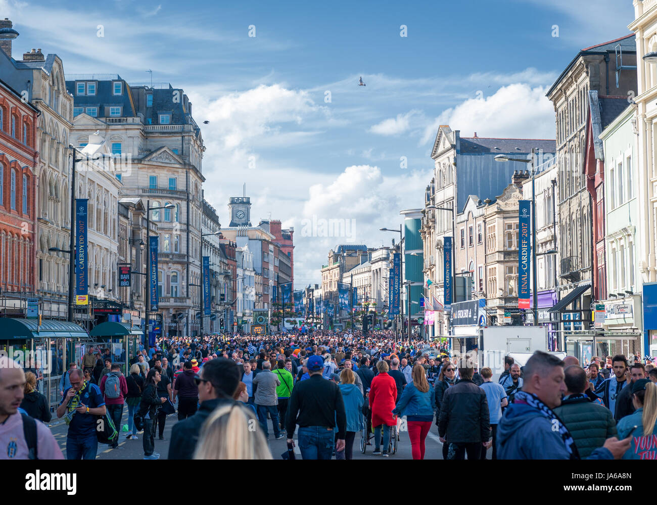 Champions League Final day, Cardiff, June 2017 Stock Photo - Alamy