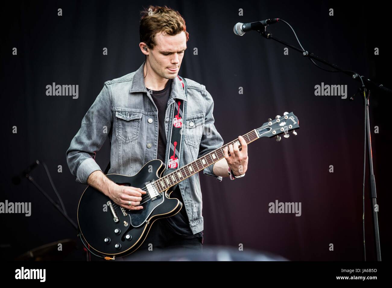 The british singer and song-writer James TW pictured on stage as he ...