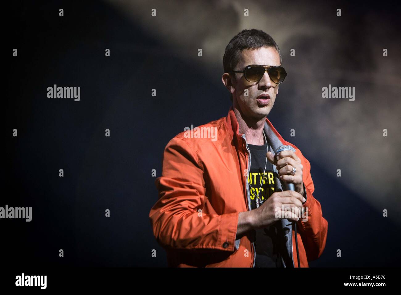 The english singer and song-writer Richard Ashcroft pictured on stage ...