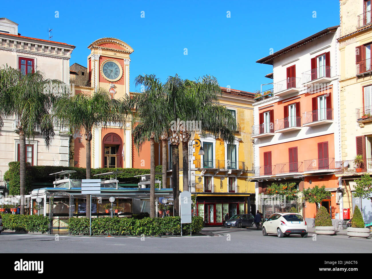 Sorrento italy town square hi-res stock photography and images - Alamy