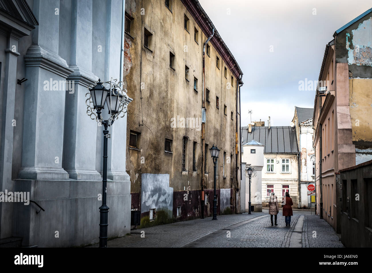 Piotrkow Trybunalski, historical city. The first jewish ghetto ...