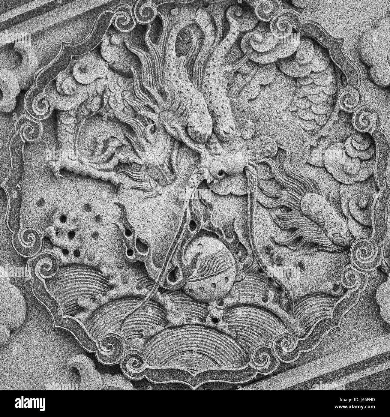 Animal temple sculpture Black and White Stock Photos & Images - Alamy