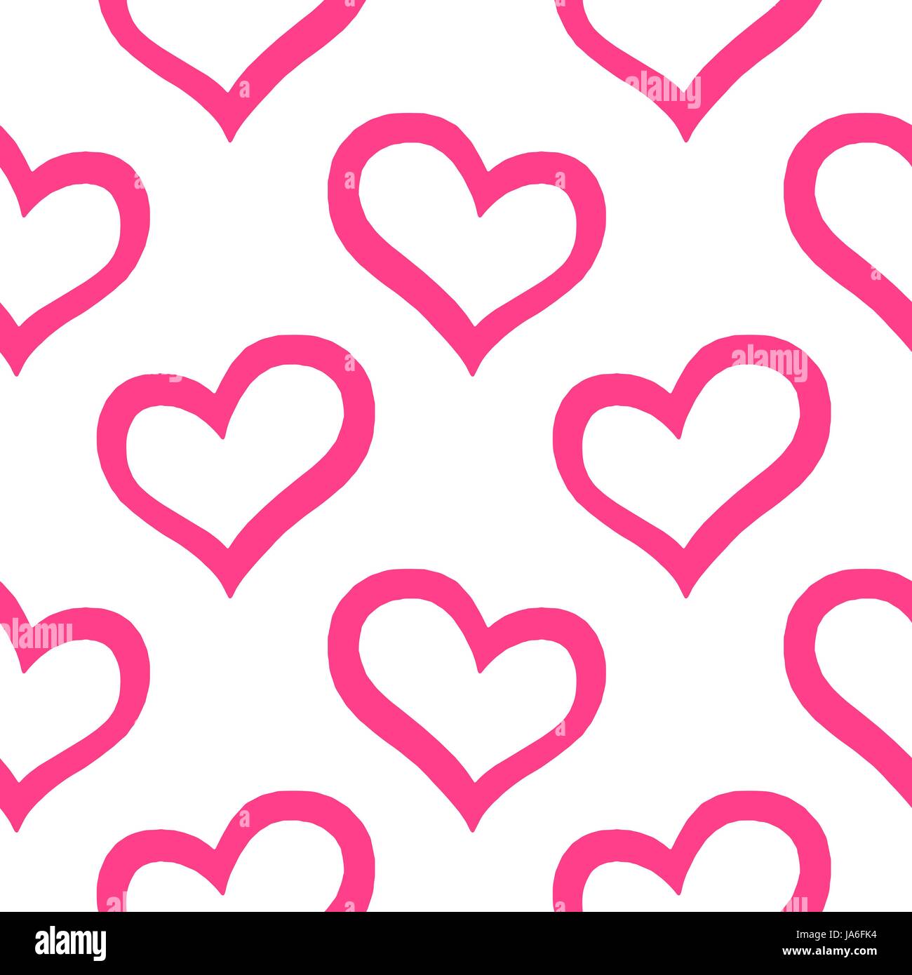 Hand drawn hearts. Design elements for Valentine s day Stock Vector ...