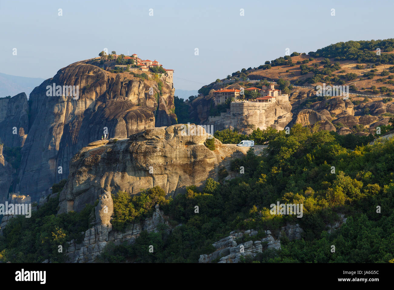 Greece. Meteora - incredible sandstone rock formations. The Holly ...