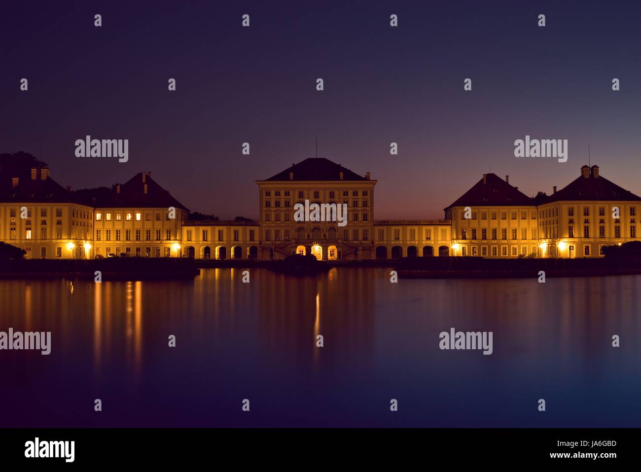 baroque, bavaria, munich, historical, night, nighttime, tourism ...