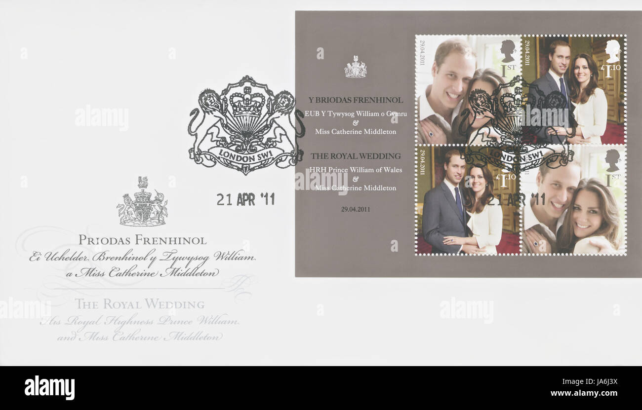 Prince William And Kate Middleton Wedding Invitation Card