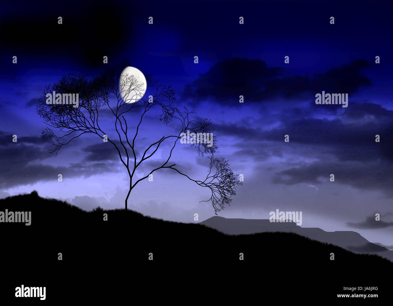 night, nighttime, moon, spooky, dark, firmament, sky, culture, death ...