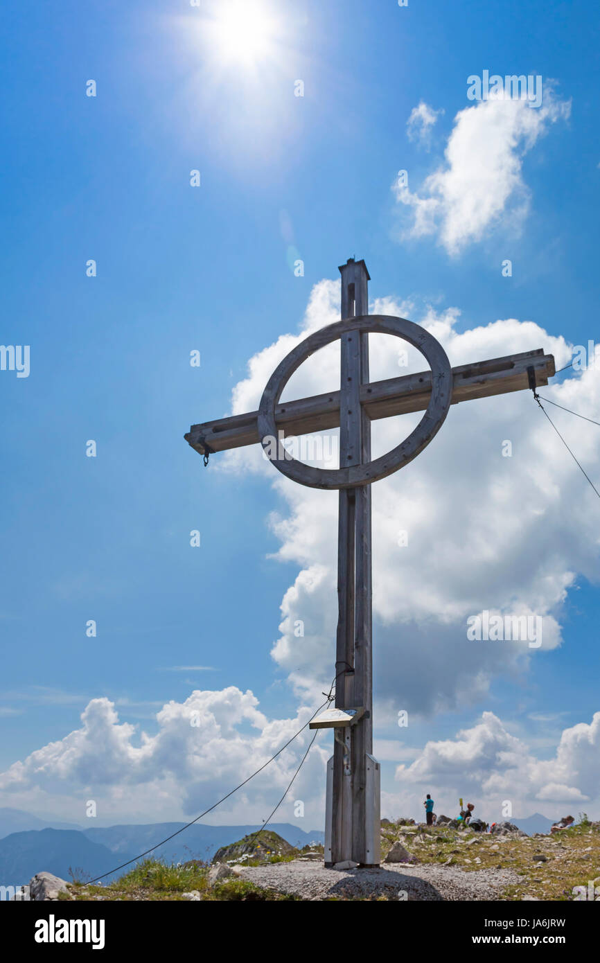 Seekarspitze summit cross hi-res stock photography and images - Alamy