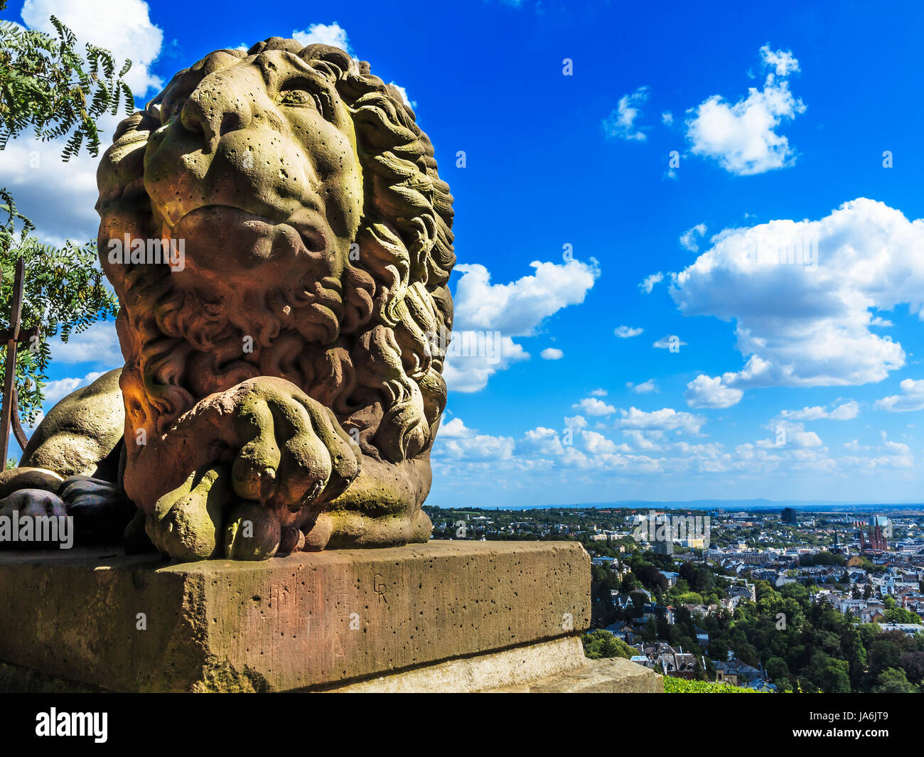 city, town, monument, lion, cat, big cat, feline predator, europe ...