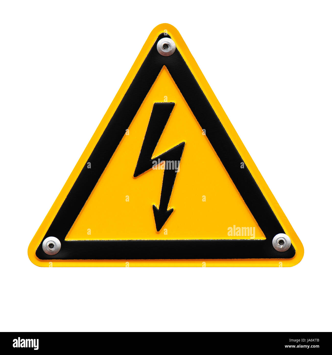 Electricity risk signal Cut Out Stock Images & Pictures - Alamy