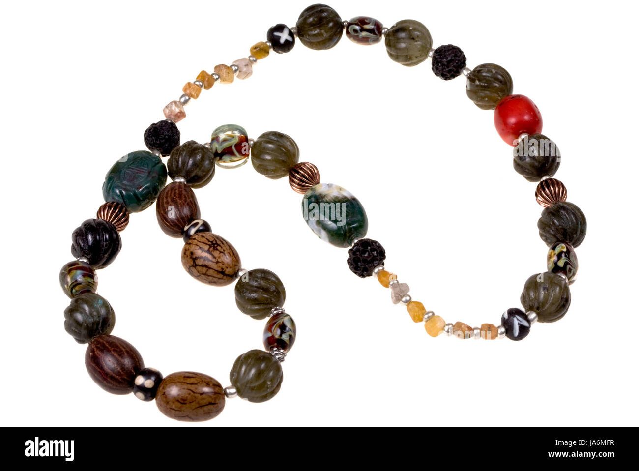 stone bead isolated on white Stock Photo - Alamy