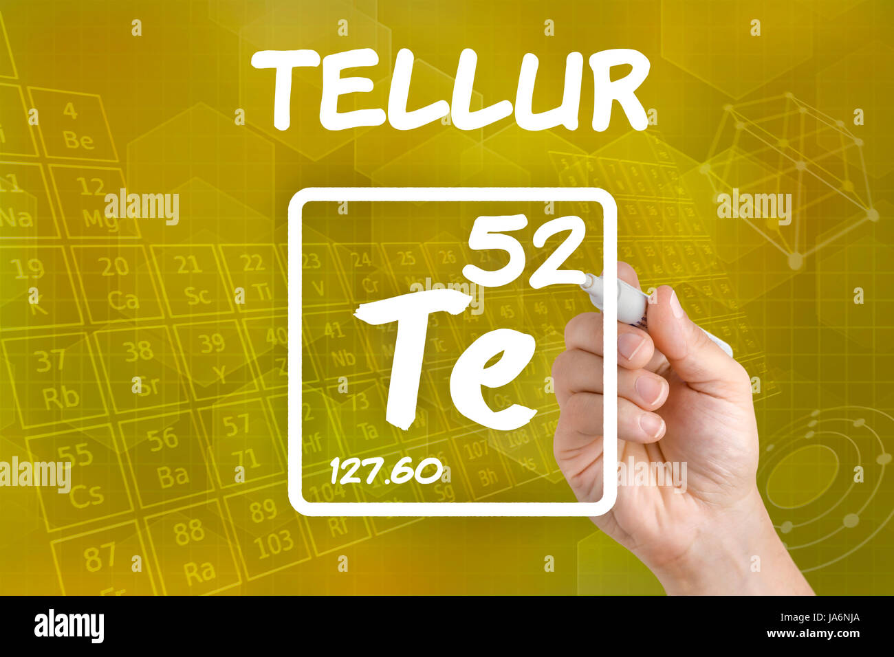 Tellurium symbol hi-res stock photography and images - Alamy