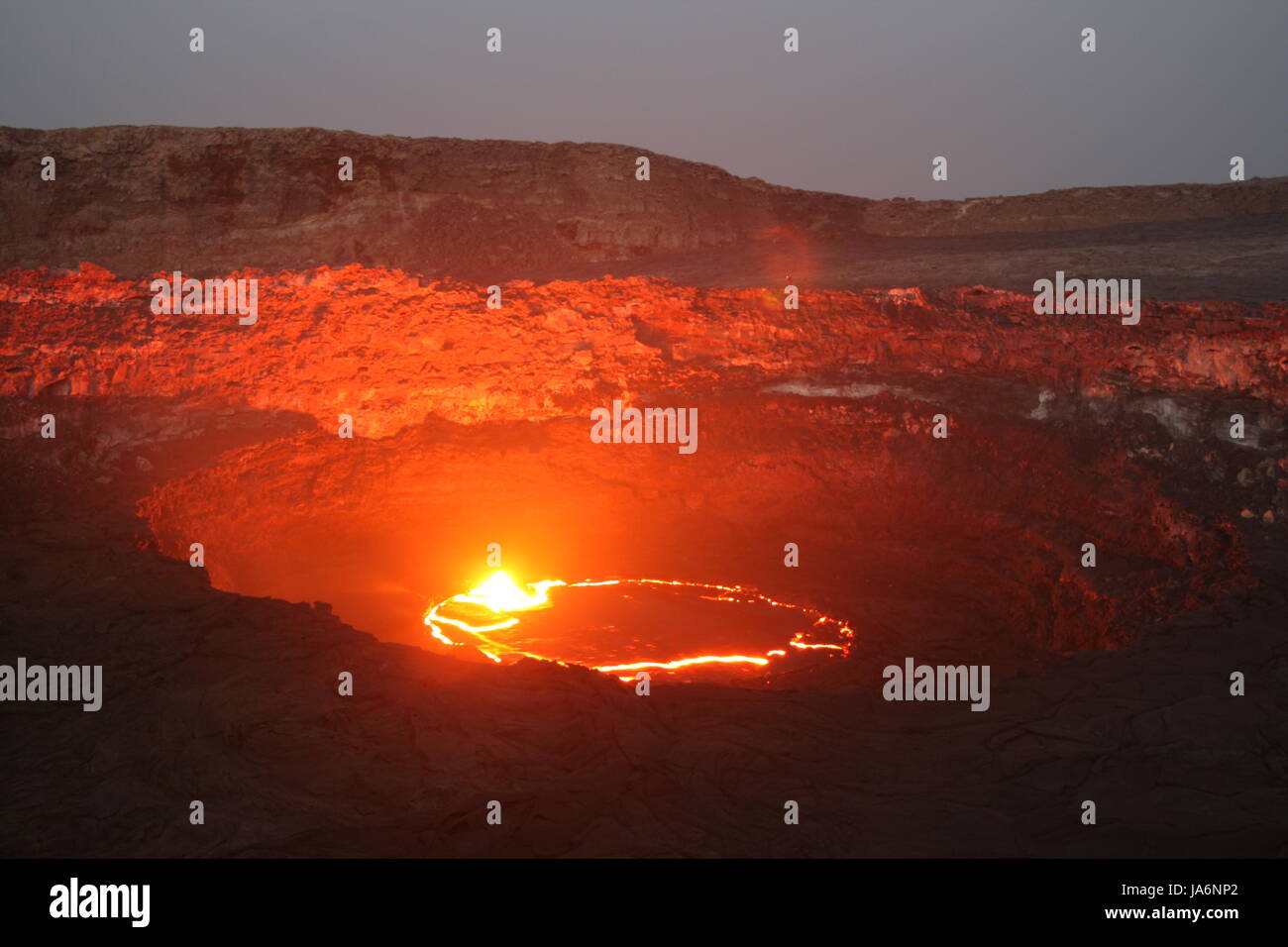 volcano erta ale in ethiopia Stock Photo - Alamy