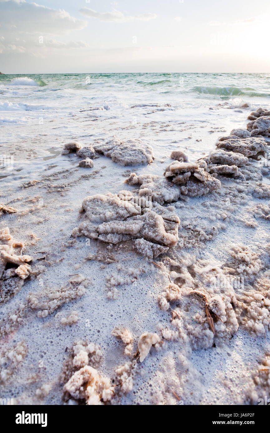 salt, sunset, beam, beach, seaside, the beach, seashore, evening ...