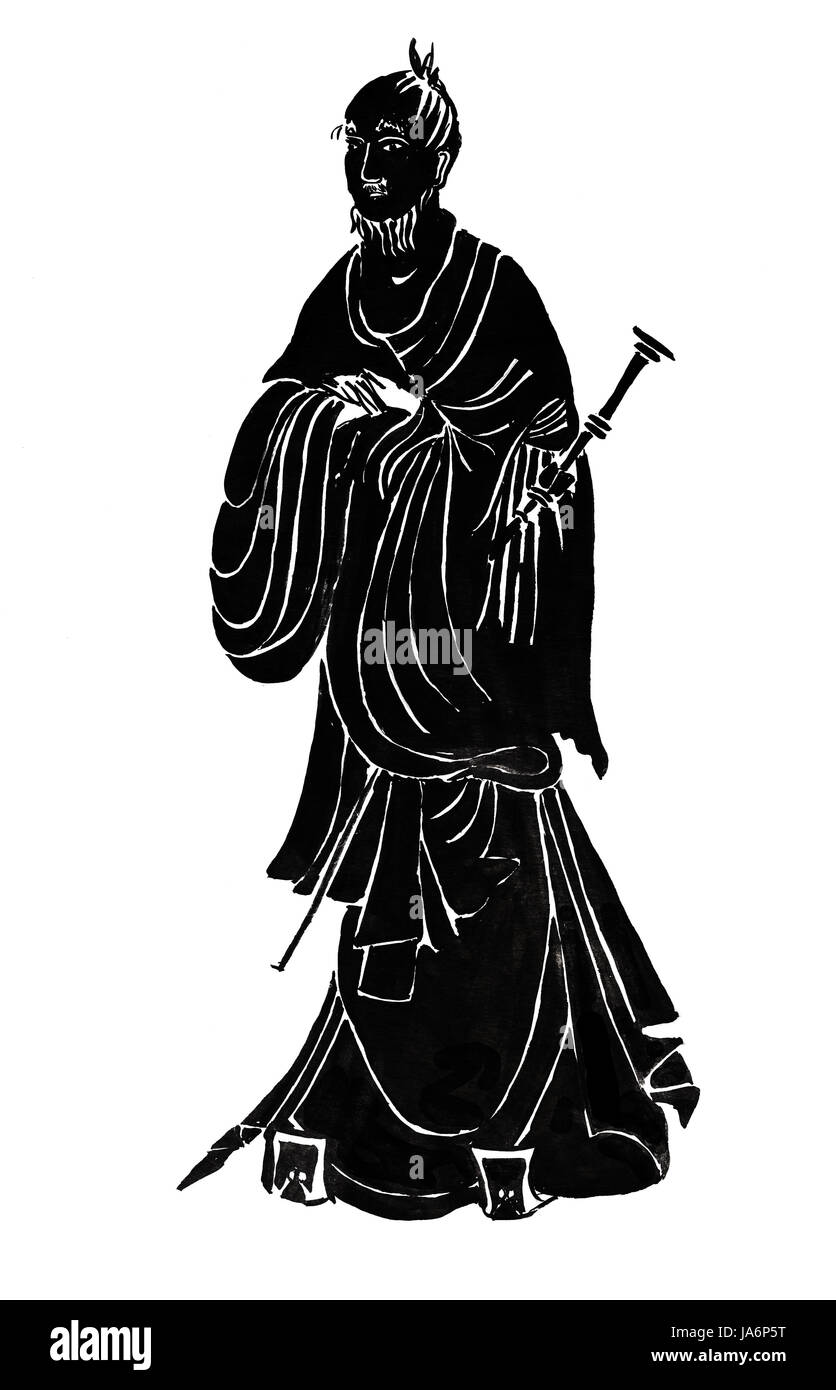 historical, culture, fashion, painting, illustration, traditional ...