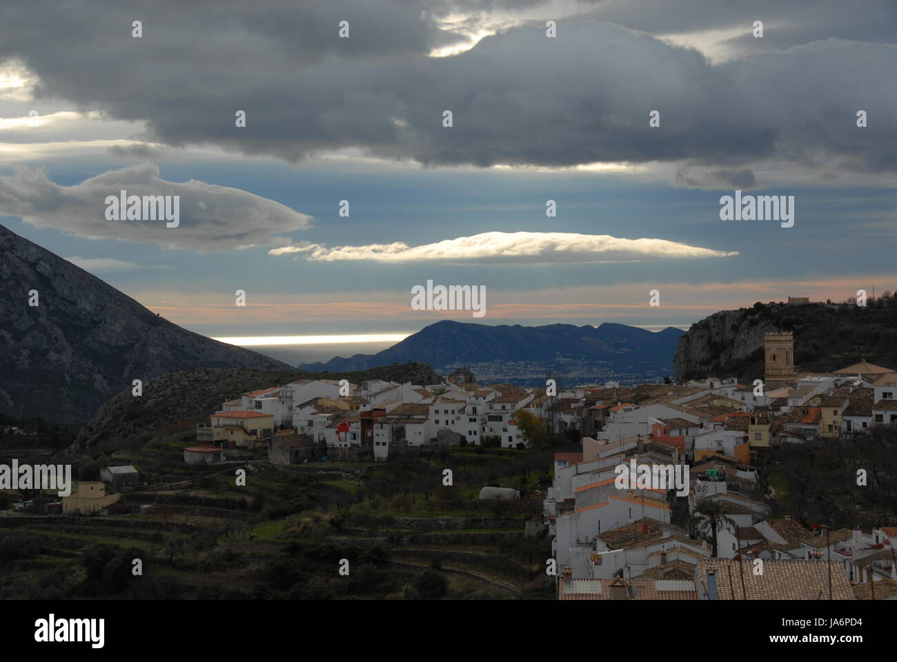 spain, coast, skyline, shore line, hispanic, spanish, blue, humans ...