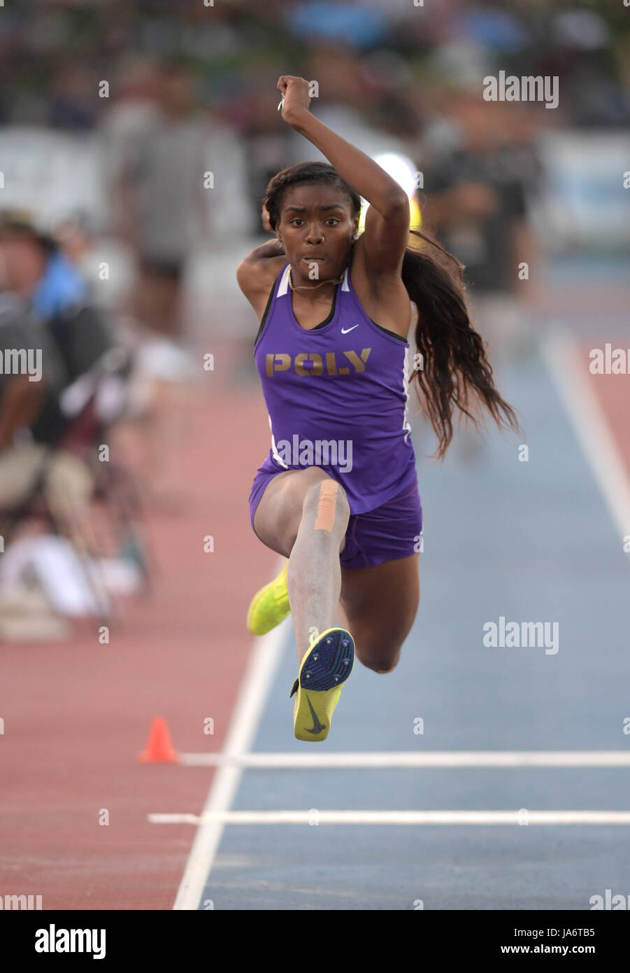 Zhane Smith of Long Beach Poly places fifth in the women's triple jump ...