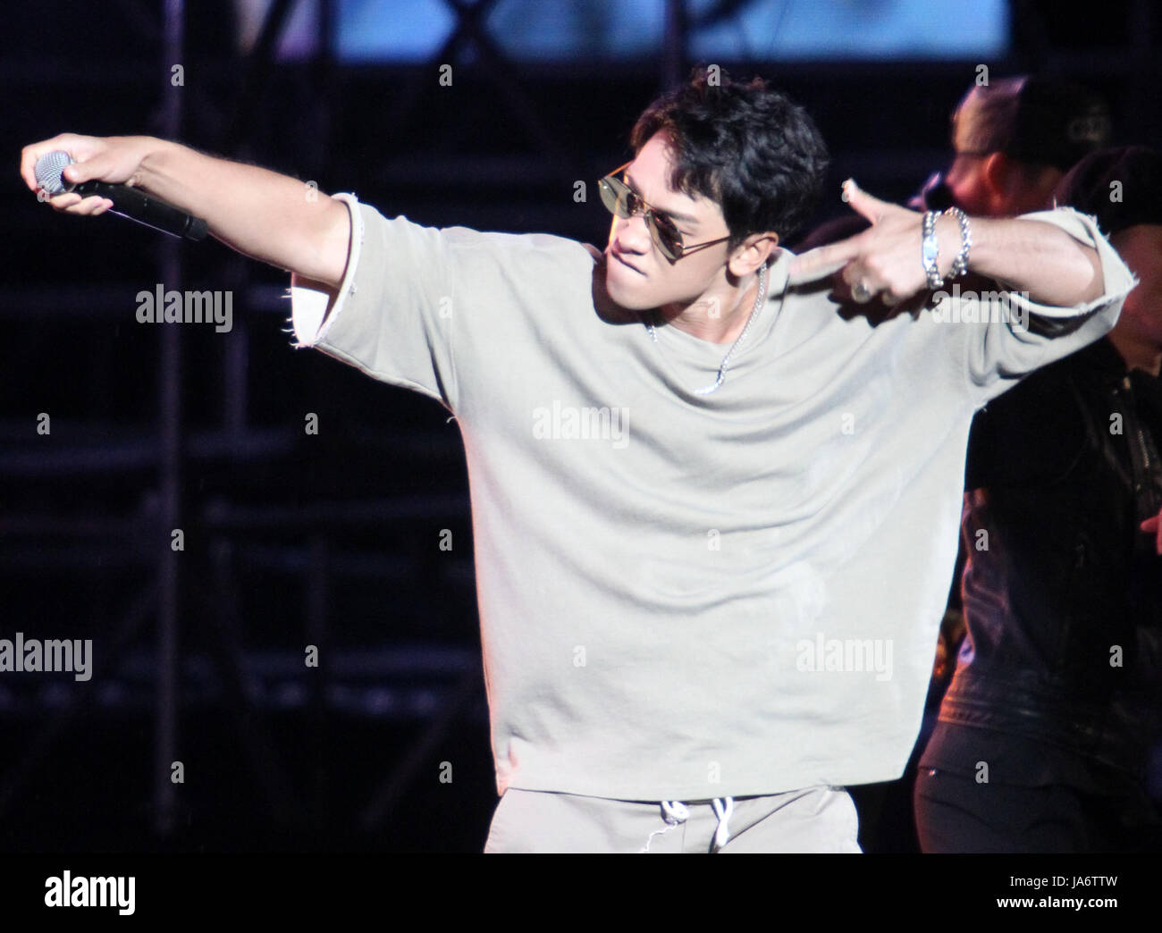 S. Korean singer Rain in Bangkok South Korean singer Rain performs in ...