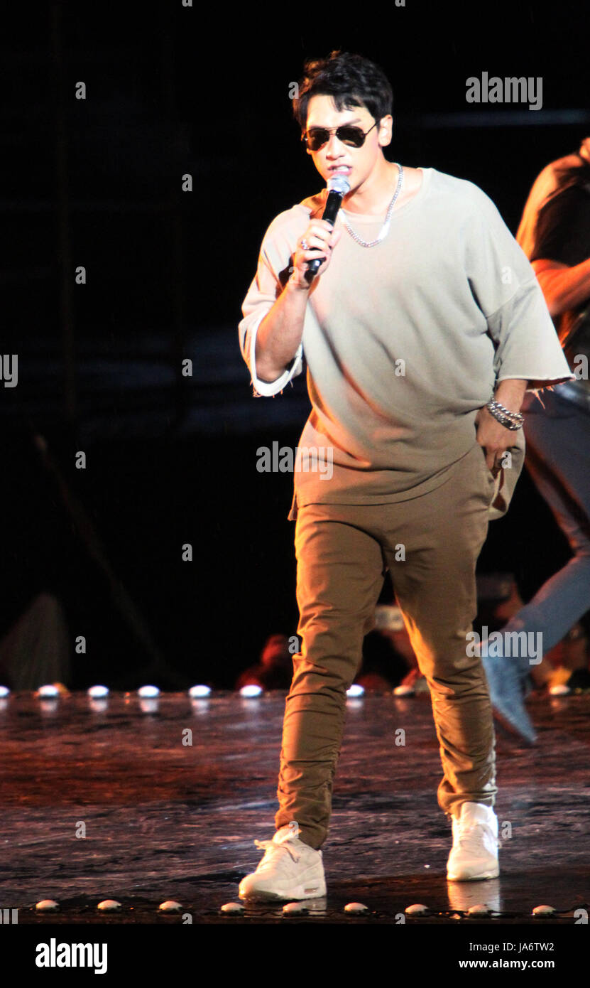 S. Korean singer Rain in Bangkok South Korean singer Rain performs in ...