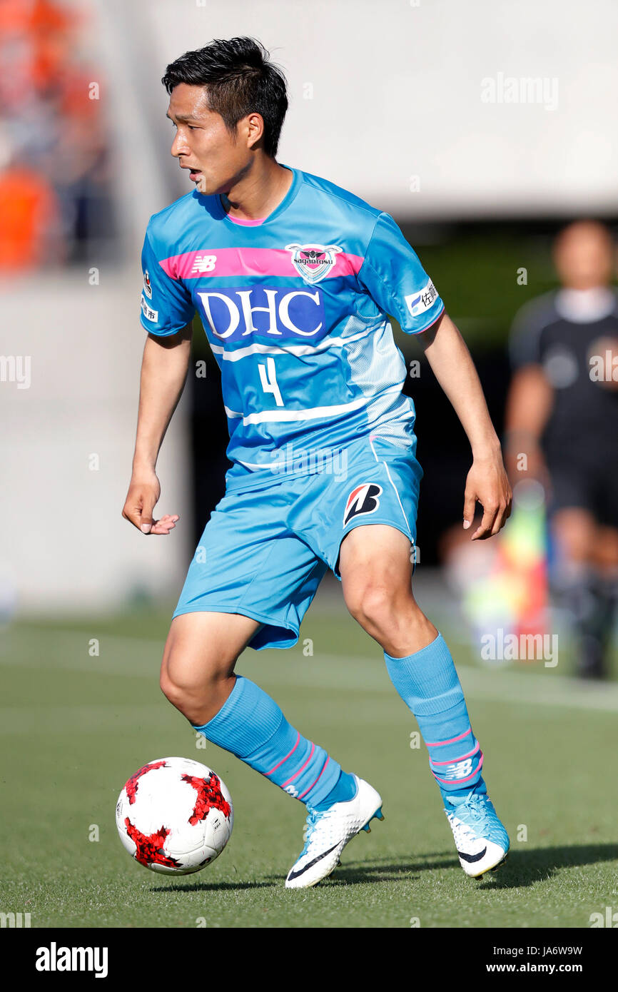Saitama, Japan. 4th June, 2017. Riki Harakawa (Sagan) Football/Soccer ...