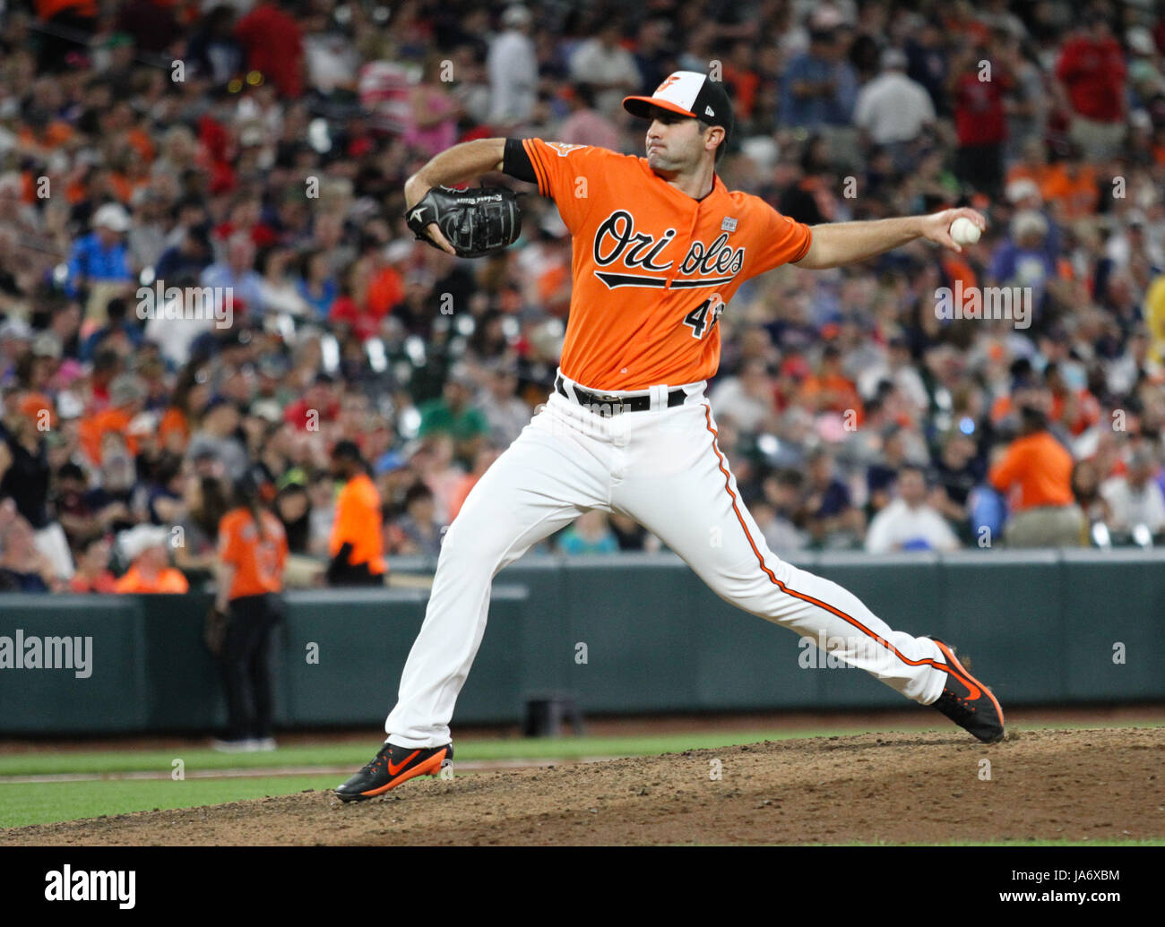 Mlb. 3rd June, 2017. Baltimore Orioles relief pitcher Richard Bleier ...