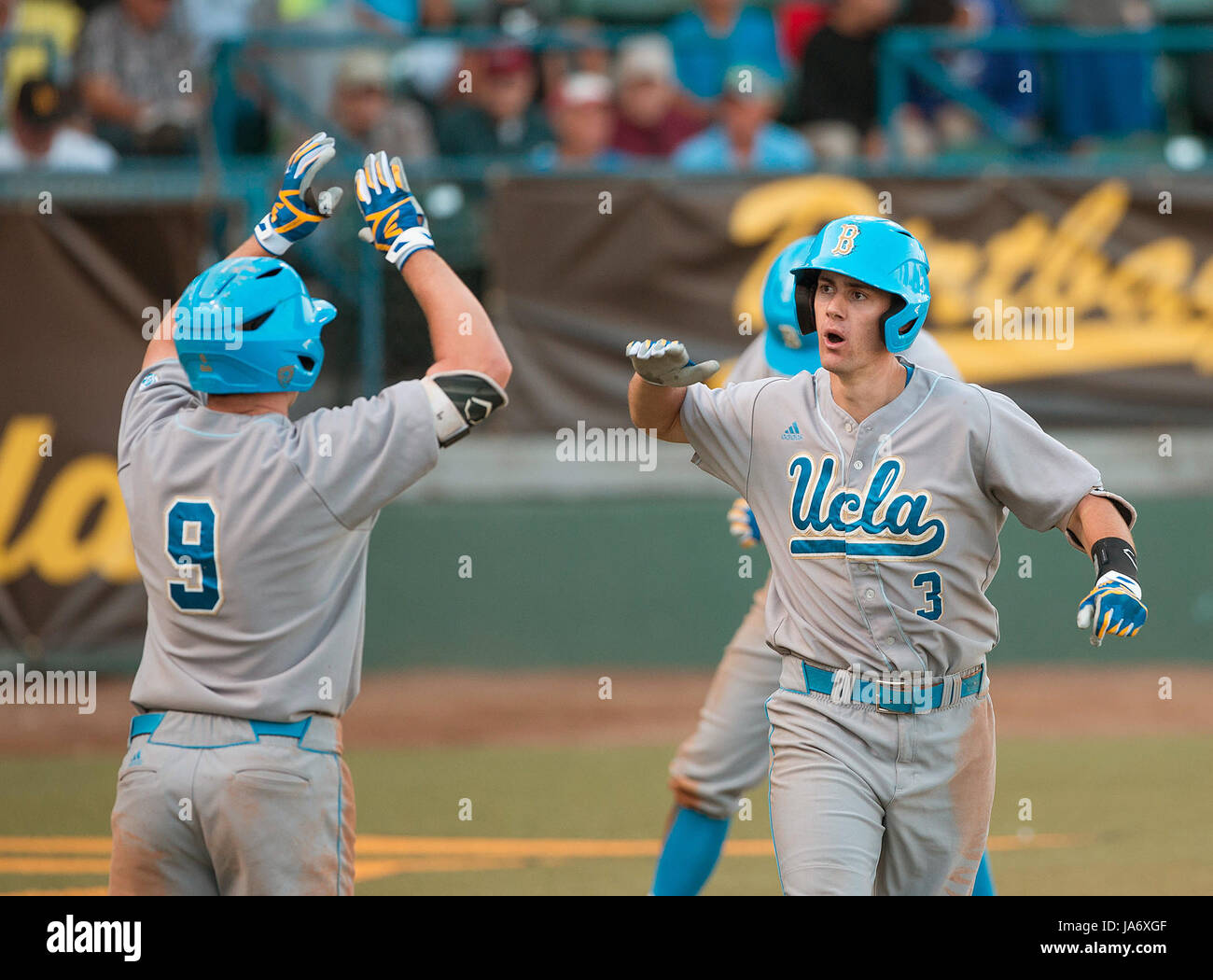 Long Beach, CA. 02nd June, 2017. UCLA infielder (29) Ryan Kreidler ...