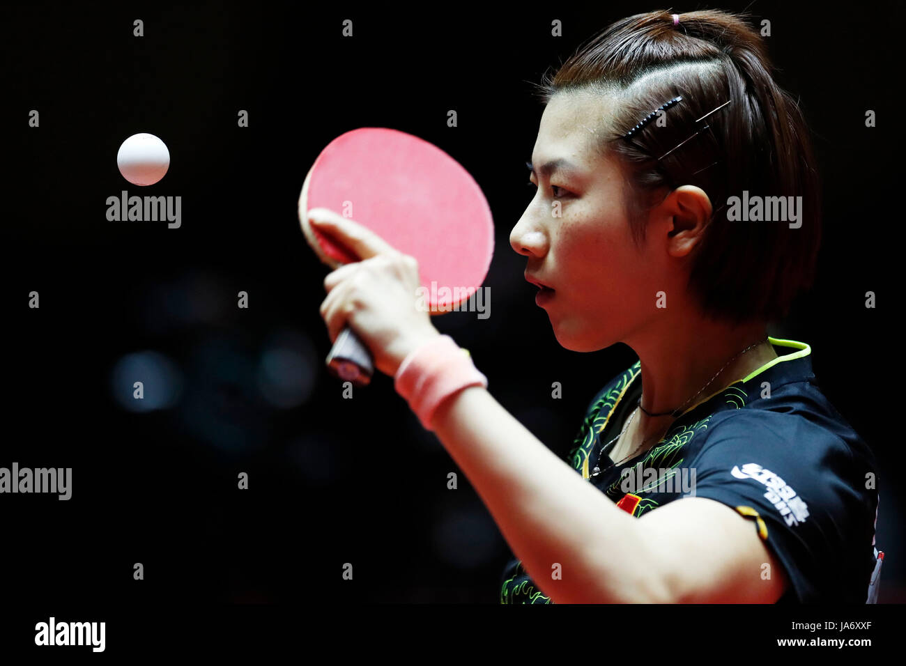 Dusseldorf, Germany. Credit: D. 4th June, 2017. Ning Ding (CHN) Table Tennis : 2017 World Table ...
