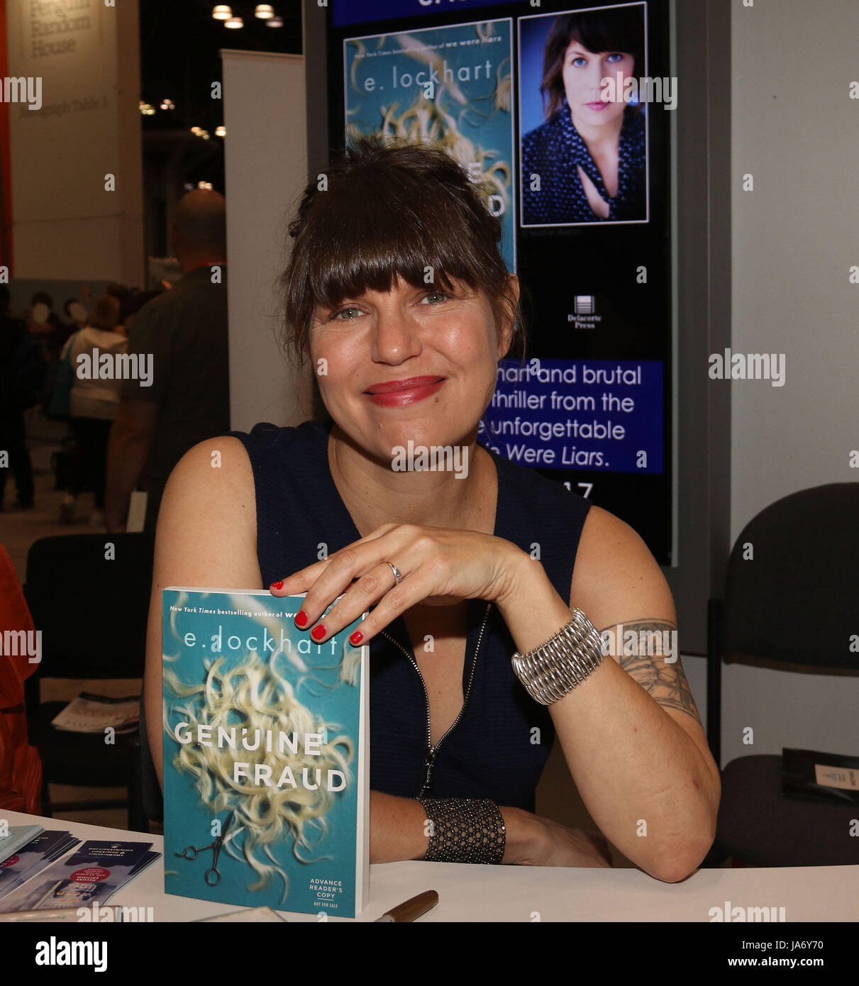 New York, New York, USA. 4th June, 2017. Author E. LOCKHART attends the ...