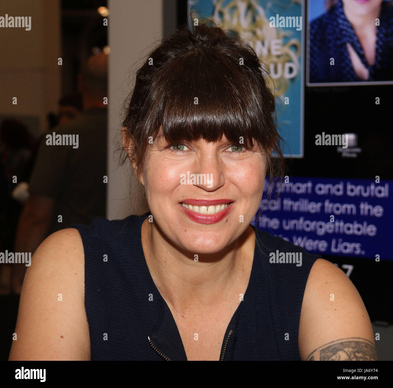 New York, New York, USA. 4th June, 2017. Author E. LOCKHART attends the ...